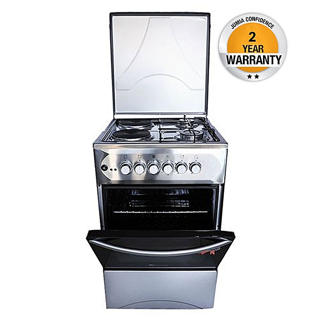 Cooker 50x55cm 2+2 Electric Oven – Stainless steel – Crown Japan Katwe